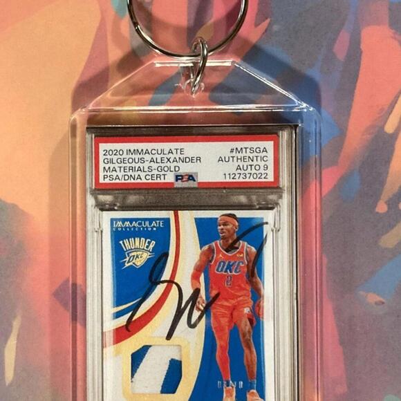 Toys | 104shaigilgeous Alexander 2020 Panini Immaculate Patch Auto ...